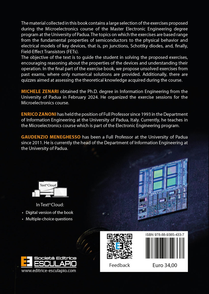 MENEGHESSO ZENARI ZANONI - Microelectronics - Numerical Exercises and Solved Problems – Libreria ...