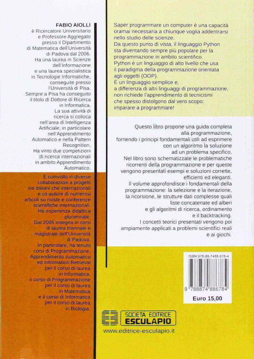AIOLLI - Appunti di Programmazione Scientifica in Python – Libreria ...