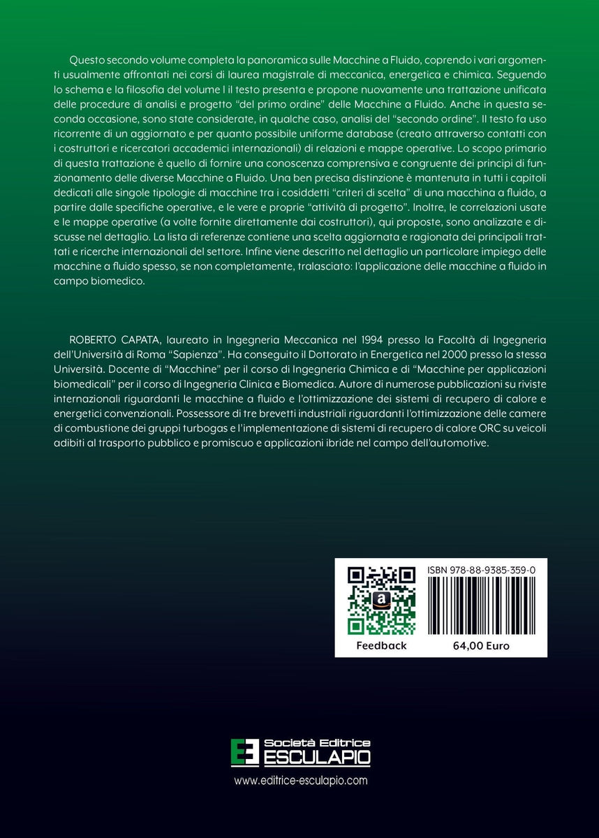 [TEXTINCLOUD] CAPATA - Macchine a Fluido Volume 2 – Libreria Esculapio